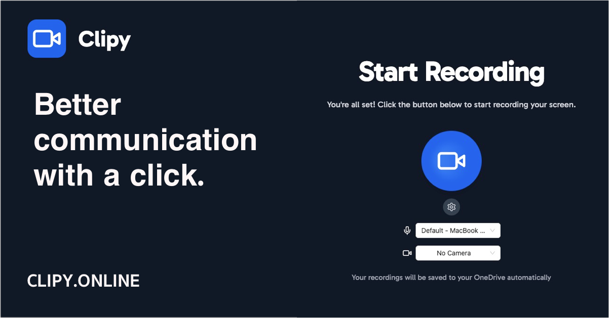 About Clipy - Free Screen Recorder with Instant Sharing | Clipy